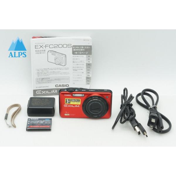 【商品名】CASIO EXILIM EX-FC200S【外観ランク】 並品【備考】現状渡し・起動時にレンズエラー（撮影は可能）※返品不可の現状渡しとなります。【付属品】付属品は写真に写っているものが全てとなります。