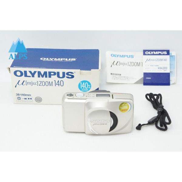 【商品名】OLYMPUS μ mju: ZOOM 140【外観ランク】 美品【備考】DATE機能未確認【付属品】※元箱に緩衝材はありません。付属品は写真に写っているものが全てとなります。 全ての商品は自店の専門スタッフがコンディションチェッ...
