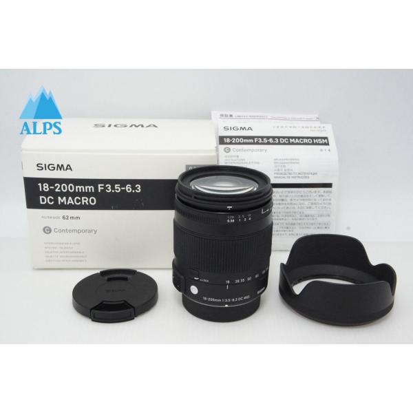 【商品名】SIGMA 18-200mm F3.5-6.3 DC MACRO HSM ContemporaryPENTAX Kマウント用【外観ランク】 美品【備考】現状渡し・前玉カビ・中玉周辺クモリ※返品不可の現状渡しとなります。【付属品】付...