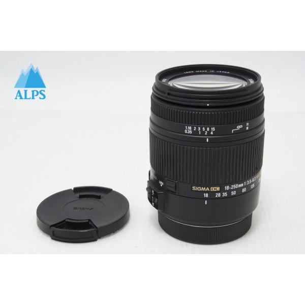 【商品名】SIGMA 18-250mm F3.5-6.3 DC MACRO OS HSMCanon EFマウント用【外観ランク】 良品【備考】現状渡し・周辺輪っか状のバルサム切れのようなもの有り※返品不可の現状渡しとなります。【付属品】付属...