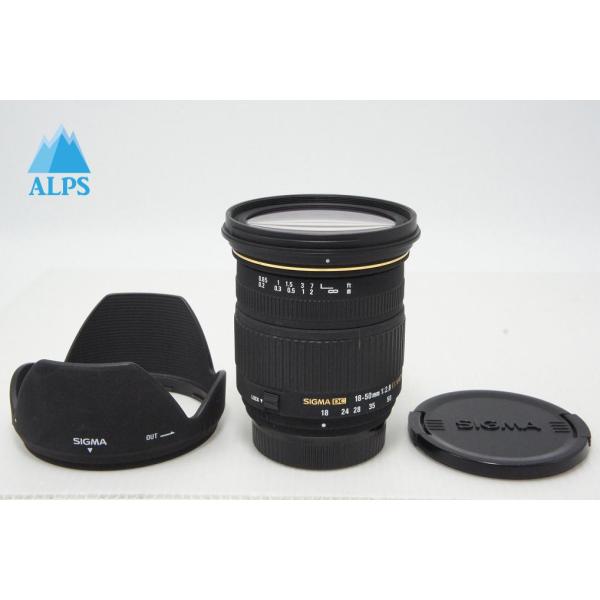 【商品名】SIGMA 18-50mm F2.8 EX DC MACRONikon Fマウント用【外観ランク】 良品【備考】・小クモリ（影響なし）【付属品】付属品は写真に写っているものが全てとなります。 全ての商品は自店の専門スタッフがコンデ...