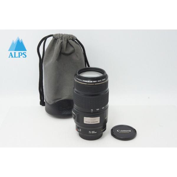 【商品名】Canon EF 75-300mm F4-5.6 IS USM【外観ランク】 良品【備考】【付属品】付属品は写真に写っているものが全てとなります。 全ての商品は自店の専門スタッフがコンディションチェックを済ませておりますのでご安心...