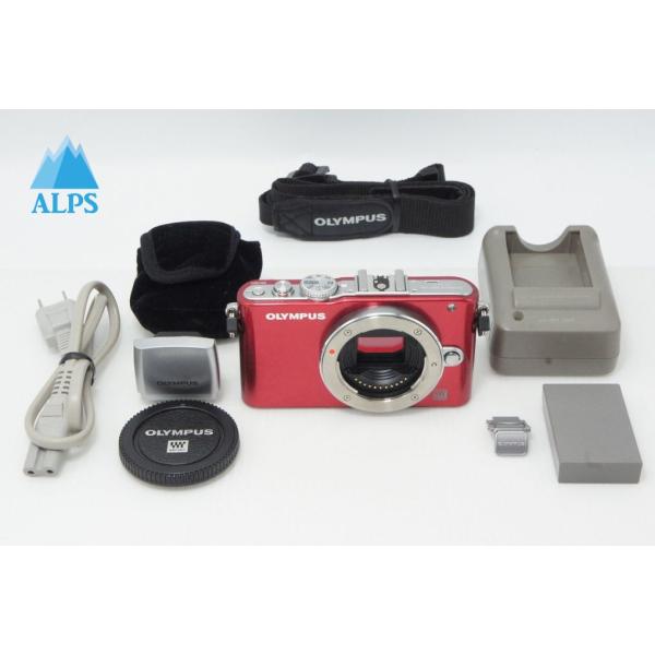 【商品名】OLYMPUS PEN Lite E-PL3【外観ランク】 良品【備考】・シャッター回数僅か約1,000回※画像参照　【付属品】付属品は写真に写っているものが全てとなります。 全ての商品は自店の専門スタッフがコンディションチェック...