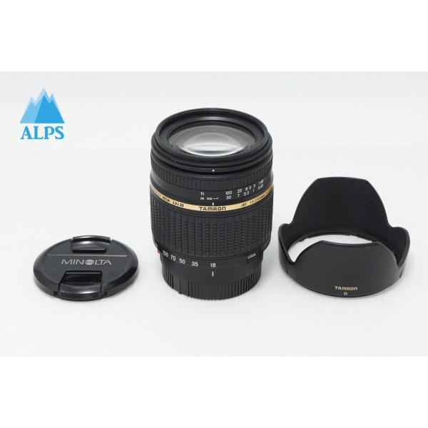 【商品名】TAMRON AF 18-250mm F3.5-6.3 Di II LD Aspherical IF MACRO A18SONY MINOLTA αマウント用【外観ランク】良品【備考】・フードキズ有り【付属品】付属品は写真に写って...