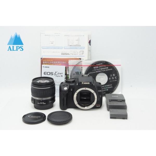 【商品名】・Canon EOS Kiss Digital N・EF-S 18-55mm F3.5-5.6 II USM【外観ランク】 並品【備考】・グリップ劣化・モードダイヤルパーツ欠品【付属品】付属品は写真に写っているものが全てとなります...