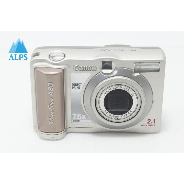 【商品名】Canon PowerShot A20【外観ランク】 並品【備考】訳あり品・電池室液漏れ・端子カバー欠落・単三電池仕様※訳あり品返品不可の現状渡しとなります。【付属品】付属品は写真に写っているものが全てとなります。