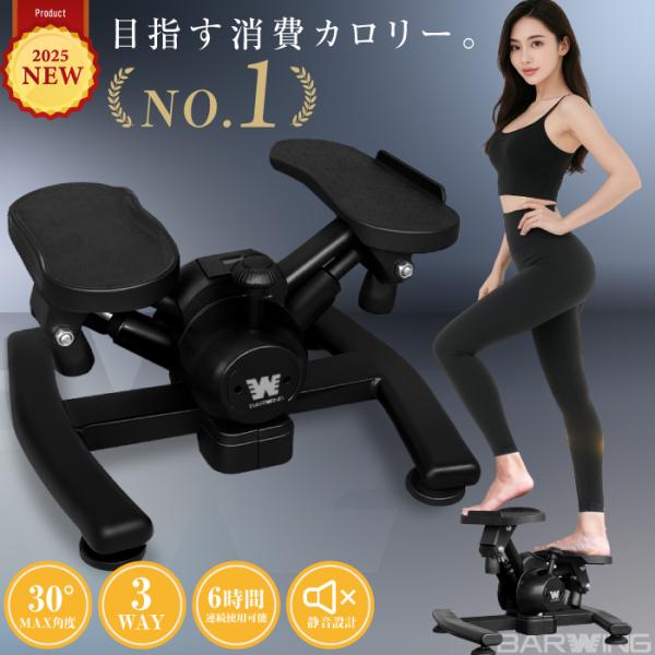 【 送料無料 】 ステッパー ツイストステッパー フィットネス ダイエット 健康器具 静音 足踏み 有酸素運動 用 ひねり運動 踏み台昇降 ミニステッパー ダイエットマシーン ダイエット器具 ダイエットマシン ウォーキングマシン シェイプア...