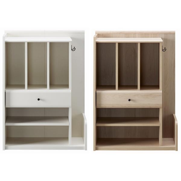 ■商品サイズ：幅580×奥行315×高さ816mm■商品重量：22Kg■材質：本体　合成樹脂化粧パーティクルボード■仕様：可動棚1枚　　　   天板耐荷重：10kg            棚板耐荷重：5kg            引き出し耐...