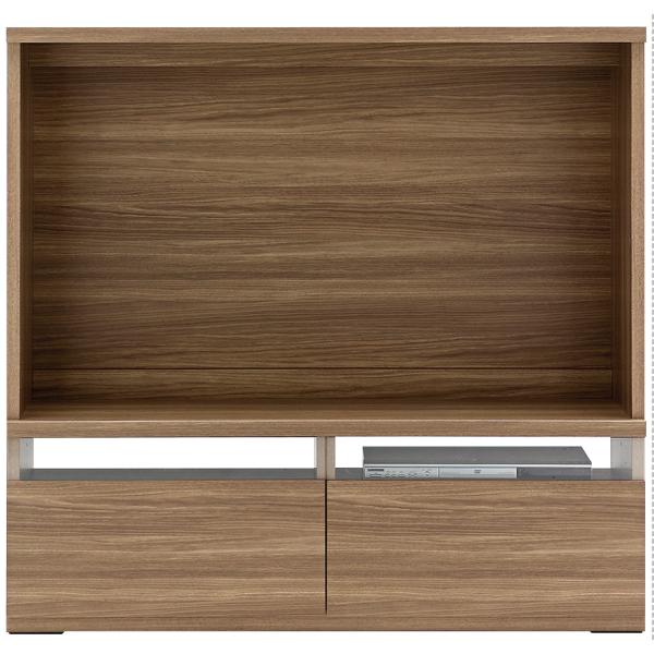 【商品サイズ】幅1200×奥行385×高さ1138mm【テレビ収納部内寸】幅1148×奥行314（下部）/205（上部）×高さ711mm【材質】特殊プリント紙化粧板、プリント紙化粧板【カラー】ウォールナット【組立て区分】完成品【生産国】日本...