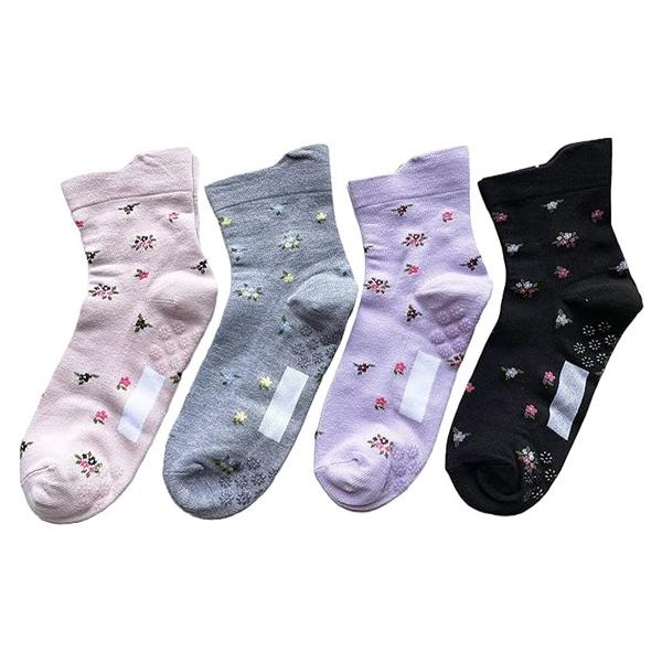 【サイズ】23-25cm　介護用靴下2足セット、色はお任せ下さい。カラーは選べません。【素材】ポリエステル・綿・ポリウレタン。ベロ付き、ゴムなしで足首の締め付け解消！綿混素材で快適な履き心地です。片手で履ける、突起部分をつまみ上げるだけで簡...