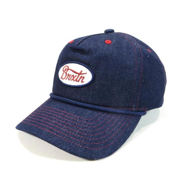 BRIXTON (ブリクストン) / 絶大な人気を誇るオーバルロゴ PARSONS のパッチをインストールした、5パネルのスナップバックキャップにカーブバイザーのボディを採用したモデル。ワンウォッシュのデニム素材が、落ち着きつつ存在感を与え...