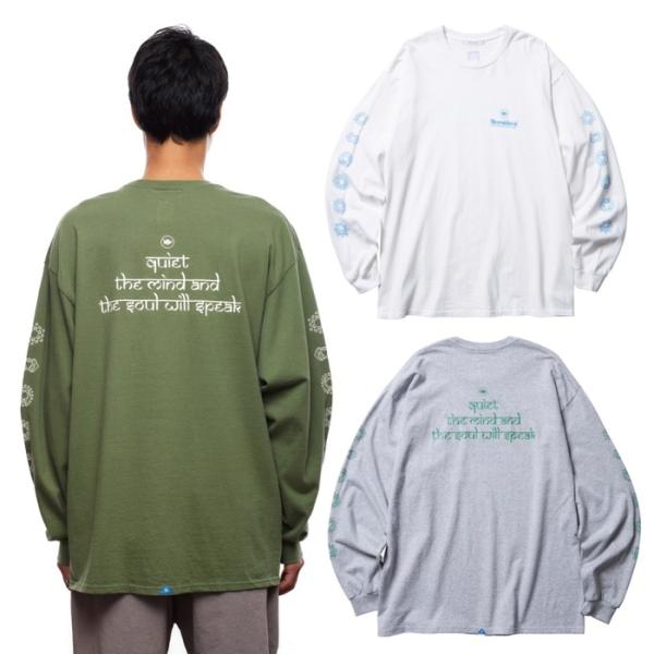 Liberaiders (リベレイダース)6.0oz の天竺を使用した L/S Ｔシャツ。Ｔシャツには全体を起毛させ、色を退色させるフロスト加工を施しており、肌触りが良く ヴィンテージライクな仕上がりになっています。両袖にはヨガの要素である...