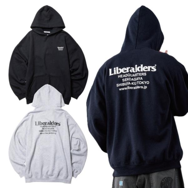 Liberaiders (リベレイダース)ヴィンテージ感のあるフロスト加工が特徴の8.0oz裏起毛を使用したプルオーバーフーディ。LS TEEでも人気を博したデザインがフーディで初登場。胸にはOGロゴとDestination Unknown...