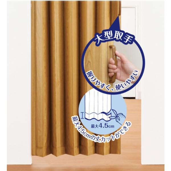 お買得！規格品アコーディオンドア。規格品だからできる、この激安価格！