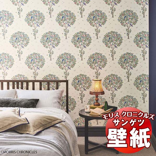 【サンゲツ モリスクロニクルズ】ウィリアムモリスのデザイン●壁紙●ケルムスコットツリー●品番：MCW231●規格：92cm ×50m乱●リピート：タテ64cm ヨコ46.2cm