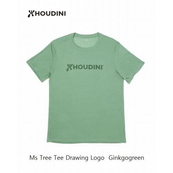 メーカー名：HOUDINI商品名：Ms Tree Tee Drawing Logo品番：100004カラー：A48 Ginkgogreenmaterial：Woodland Jersey 100% Lyocell Tencelweight：...