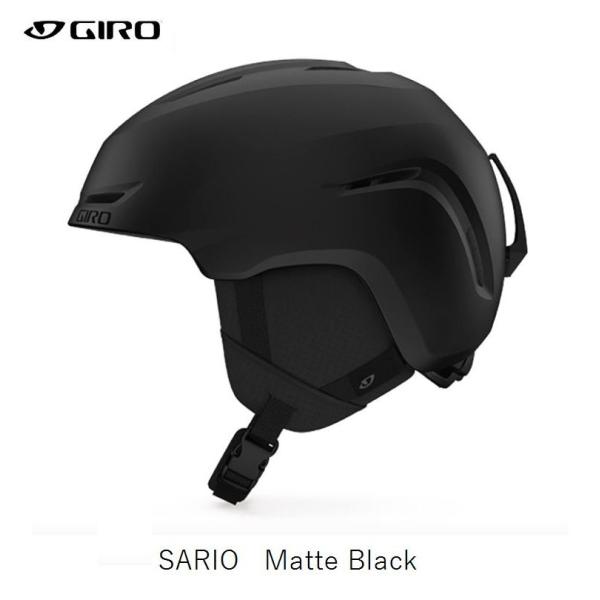 メーカー名：GIRO商品名：SARIO品番：7148カラー：Matte Black軽量インモールド製法に、通気性に優れたスーパークールベンチレーション、ゴーグルとの隙間を埋めるバーチカルチューニングと、スノーヘルメットに求められる機能をしっ...