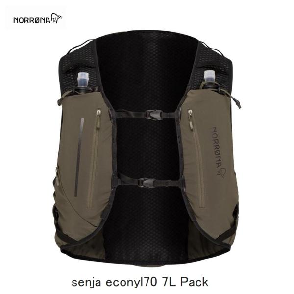 メーカー名：NORRONA商品名：Senja Econyl70 7L Packカラー：3301　Olive Night　Material：70Dx70D 100% recycled nylon 2000mm PU coating, 79% ...