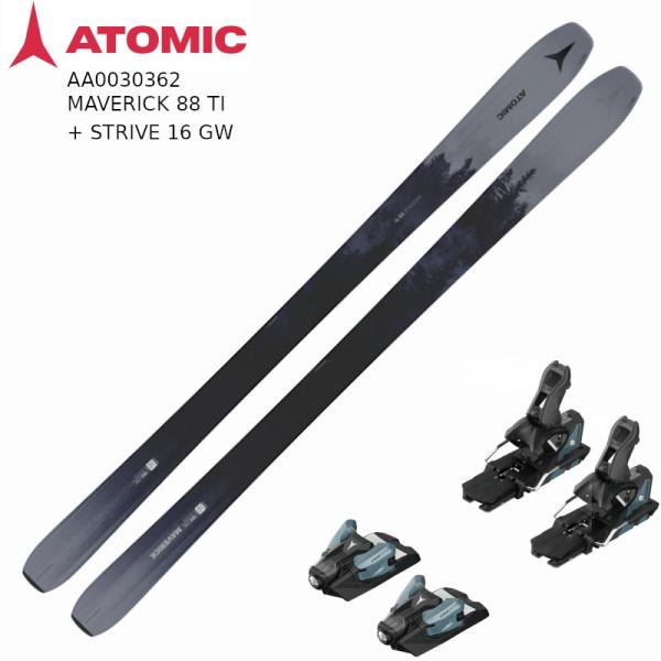 ”スキー”メーカー名：ATOMIC商品名：MAVERICK 88 TI品番：AA0030362フロープロファイルは完璧な量のロッカーとキャンバーをブレンドしターンと効果的なエッジコンタクトを実現。強靭で滑らかなOMatic構造はウッド、グラ...