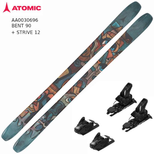 メーカー名：ATOMIC商品名：BENT 90 + STRIVE12GW品番：AA0030696 + AD5002240　ブレーキ幅：90mm山全体をリッピングするのも、パークでスイッチコーク10の真ん中を逆さまに滑るのもお手の物です。