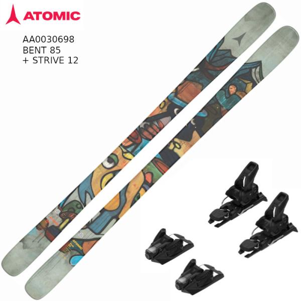 ーカー名：ATOMIC商品名：BENT 85 +STRIVE12GW品番：AA0030698+　AD5002240　ブレーキ幅：90mmスキー板+ビンディングセットの販売です。クリス・ベンチェトラーによってデザインされ、アトミック・フリース...