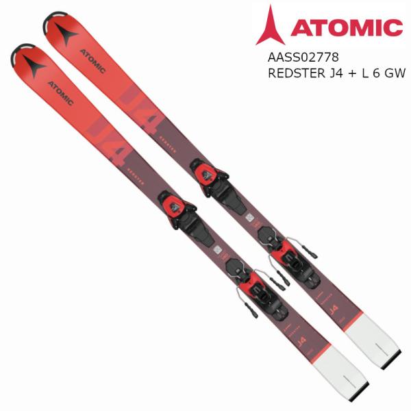 メーカー名：ATOMIC商品名：REDSTER J4 + L 6 GW品番：AASS02778カラー：Red / Silver対象：8-13 Years