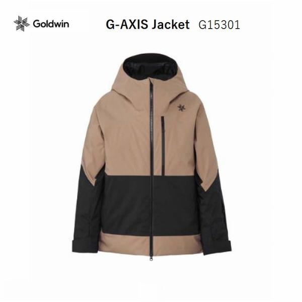 メーカー名：GOLDWIN商品名：G-AXIS Jacket品番：G15301カラー：（GK)　GRAYISH TAUPE x BLACK　グレイッシュトープｘブラックSize ─1（Sサイズ）・2（Mサイズ）・3（Lサイズ）重量 ─ 約9...