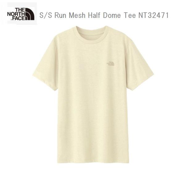 メーカー名：THE NORTH FACE商品名：S/S Run Mesh Half Dome Tee ショートスリーブランメッシュハーフドームティー　品番：NT32471カラー：（GL)Gravel