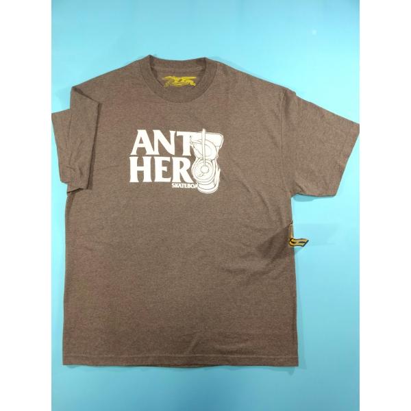 ANTI-HERO Toilet Hero Teeカラー　：　Ｂｒｏｗｎ　Ｈｅａｔｈｅｒ（ブラウンメランジ）構成　　：　Ｃｏｔｔｏｎ／Ｐｏｌｙｅｓｔｅｒ　８０％／２０％　　　　　　（綿８０％、ポリエステル２０％）サイズ　：　ＸＬサイズ　　　...