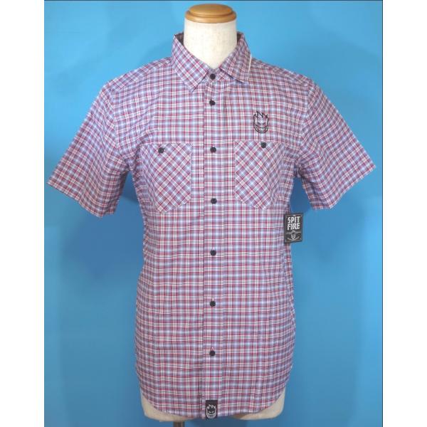 SPITFIRE American Button Downカラー　：　Ｒｅｄ・Ｗｈｉｔｅ・Ｂｌｕｅ（赤・白・青格子柄）構成　　：　５５％Ｃｏｔｔｏｎ・４５％Ｐｏｌｙｅｓｔｅｒ（綿　５５％・ポリエステル４５％）サイズ　：　Ｍサイズ　　　　　　...