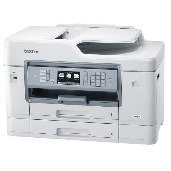「商品情報」プリント(A3)/コピー(A3)/スキャン(A3)/ファクス(A3)/PCファクス(A3)対応。自動両面プリント。両面同時スキャン。給紙トレイ2段(各普通紙250枚)、多目的トレイ(普通紙80枚)。ADF(50枚)。液晶3.7型...