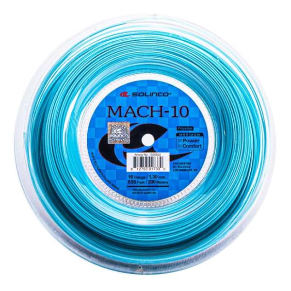 SPECカラー：セルリアンブルーゲージ：18(1.15mm)、17(1.20mm)、16L(1.25mm)、16(1.30mm)レングス：200m素材/構造：ポリエステル／モノフィラメント名称：SOLINCO MACH 10 200M Re...