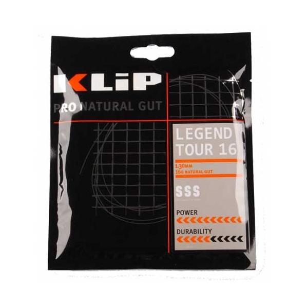 SPECゲージ 17/1.25mm・16/1.30mmレングス 12ｍ構造 ナチュラルガット特徴 名称：KLIP Legend Natural Gut String・ブラック色ナチュラルガットならではの滑らかで非常に反応の良い感触2種類のコ...