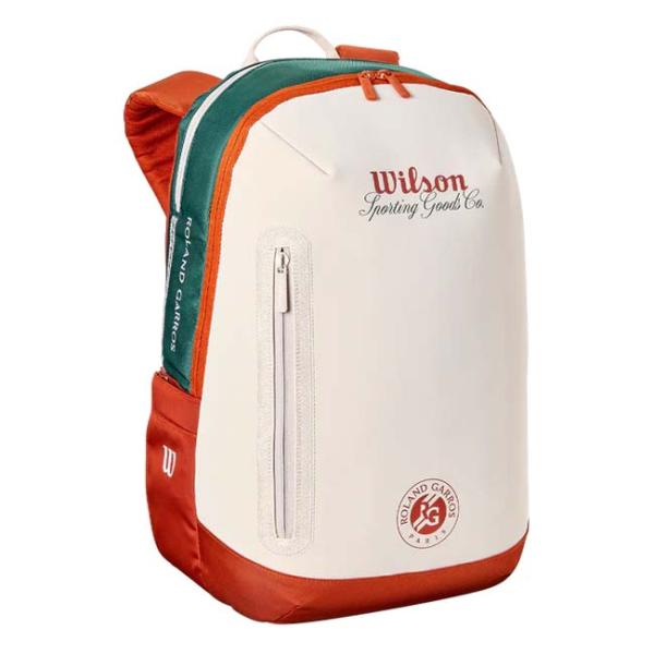 SPECカラー：クリームサイズ：約29×20×49cmウェイト：約960g素材：再生ポリエステル、ポリウレタン名称：WILSON ROLAND GARROS 2026 TENNIS BACKPACK原産国/製造国：中国仕様・特徴：2026年...