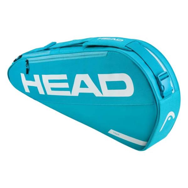 SPECカラー：ブルー(BL)サイズ：約76×10×33cm素材：ポリエステル75%、ポリウレタン25%名称：HEAD TOUR RACQUET BAG S原産国/製造国：中国仕様・特徴：実用的でコンパクト。コートに持ち運ぶのに必要なものを...