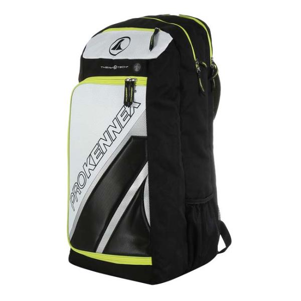 SPECカラー：クールグレー×ブラックサイズ：約36×71×25cm素材：合成繊維名称：PRO KENNEX TOUR LONG BACK PACK原産国/製造国：中国仕様：t縦方向にラケットを収納できるようデザインされたツアーロングバック...