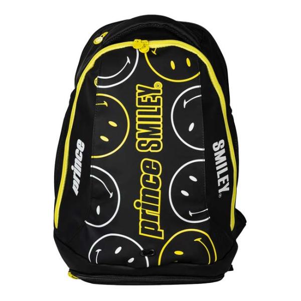 SPECカラー：ブラック(BK)サイズ：約48×30×27cm素材：ポリエステル、ポリウレタン名称：Prince×Smiley Tennis Backpack Performance原産国/製造国：中国仕様・特徴：プリンス×スマイリーのコラ...