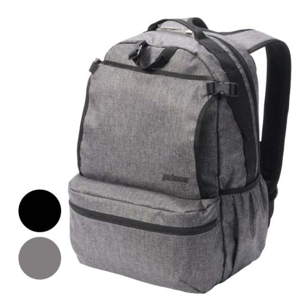 SPECカラー：ヘザーブラック(464)、モクグレー(161)サイズ：約L32×W16×H46cm素材：ポリエステル原産国/製造国：ベトナム仕様・特徴：杢調生地を使用し、肩からずり落ちにくい一体型ショルダー採用のバックパックです。・メインコ...