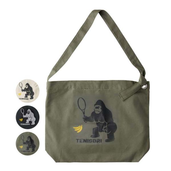 SPECカラー：ナチュラル、ブラック、オリーブサイズ：約縦40×横50×マチ10cm／持ち手：約120cm素材：綿100%(生地の厚み：12.2 oz)原産国/製造国：日本仕様・特徴：アミュゼスポーツの人気ブランド「テニゴリ」のリングショル...