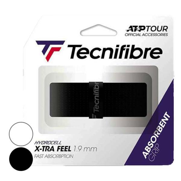 SPECカラー：ブラック(51ATPXFEBK)、ホワイト(51ATPXFEWH)サイズ：約2.5×110cm厚さ：1.9mm素材：ポリウレタン名称：Tecnifibre X-TRA FEEL ABSORBENT GRIP原産国：台湾仕様：...