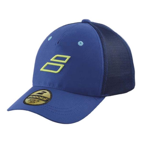 SPECカラー：ソーダライトブルー(4118)サイズ：ジュニアフリー ※背面のアジャスターでフィット感の調整可能素材：ポリエステル100%名称：Babolat Curve Trucker Cap Junior原産国/製造国：ベトナム仕様：オ...