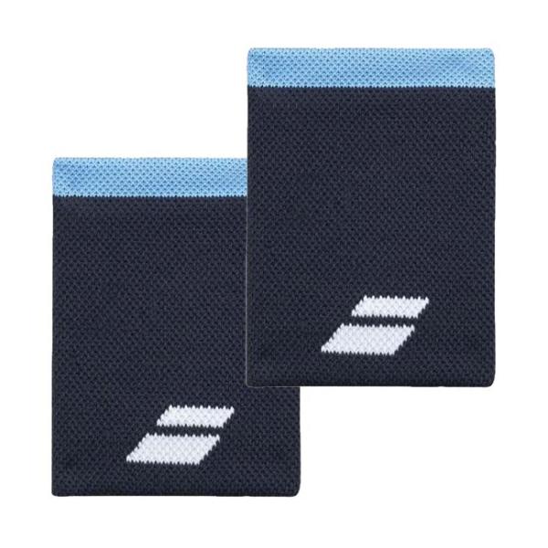 SPECカラー：ドライブヘリテージブルー(4128)サイズ：1個当たりの平置きサイズ：約9.5×7.5cm素材：ナイロン93.9%、エラステン6.1%入数：2枚組名称：Babolat Logo JUMBO Wristband Unisex原...