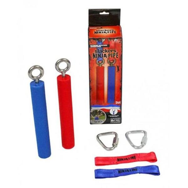 SPECサイズ：パイプ部 直径約3cm高さ19.5cm素材：鉄仕様：別売りのNinja Line に使用できるつり器具。直径3cm高さ19.5cmのパイプをつかんでぶら下がり、握力や腕力を鍛えよう！別売りの異なる種類のつり器具を組み合わせて...