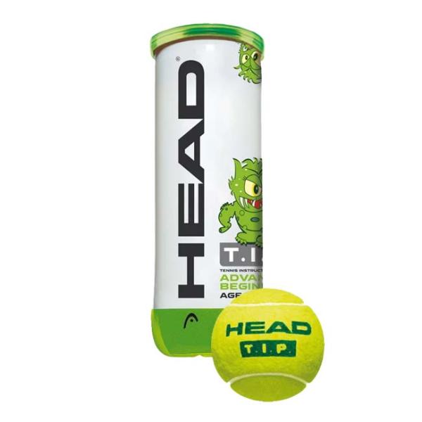 SPECカラー：イエロー×グリーン ※ポイント柄サイズ：パッケージサイズ：約Φ7.5×21.5cm入数：1缶3球入り名称：HEAD T.I.P. Green 3 Tennis Balls Single Can原産国/製造国：タイ仕様・特徴：...