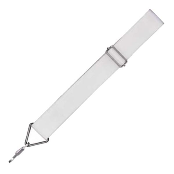 SPECカラー：ホワイトサイズ：幅5×長さ190cm素材：ストラップ：ナイロン／金属：ステンレス原産国/製造国：日本仕様・特徴：テニスネット用センターストラップ。金属パーツがすべてステンレス製なので、海が近い、水はけの悪いテニスコートでのセ...