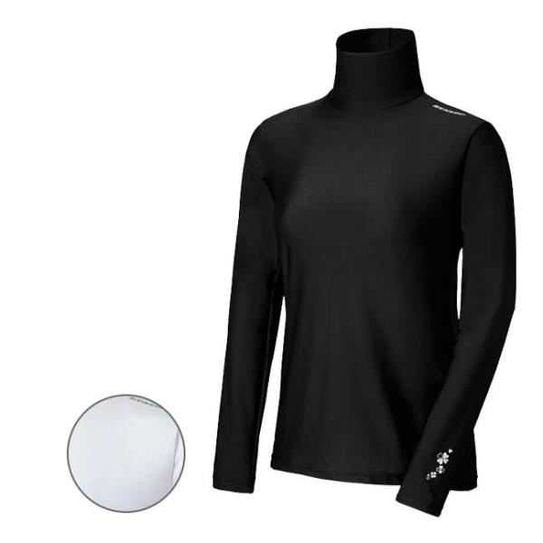 SPECカラー：ホワイト(WH)、ブラック(BK)サイズ：S／M(バスト：76-87cn)、M／L(バスト：79-90cm)素材：ポリエステル80%、ポリウレタン20%原産国：中国仕様：ハイネックなので首回りまでしっかりカバー。締め付け感が...