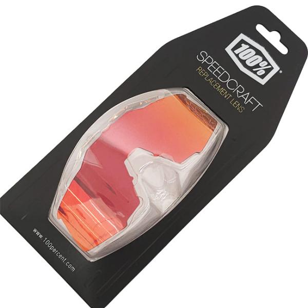 SPECカラー：HiPER Red Multilayer Mirror対応シリーズ：100% S3シリーズ素材：ポリカーボネートフィルターカテゴリー：2名称：100% SPEEDCRAFT REPLACEMENT LENS HiPER(R)...