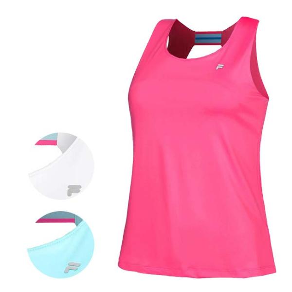 SPECカラー：ホワイト(001)、ブルーラディアンス(4002)、ピンクグロウ(6130)サイズ：海外サイズ-128、140、152、164素材：ポリエステル90%、ポリウレタン10%名称：Fila Girl's Alissa Tank ...