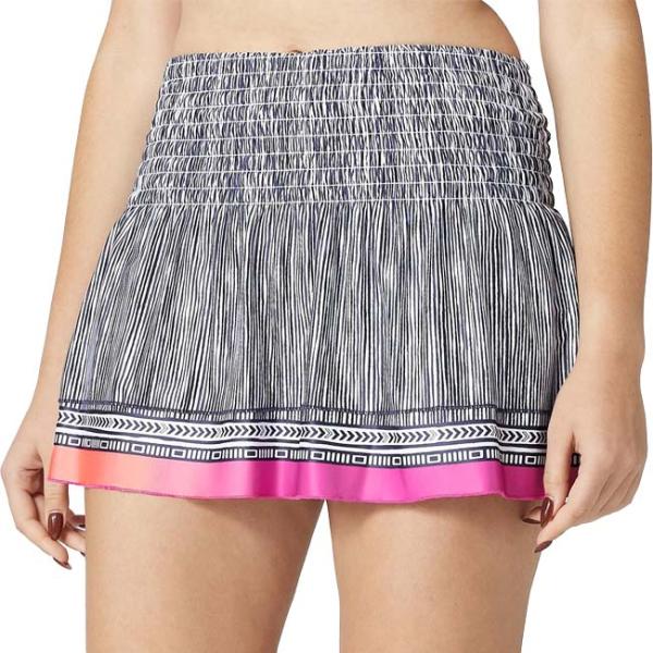 SPECカラー：ミッドナイト(MDN)サイズ：USサイズ-XS、S、M、L素材：ポリエステル92%、ライクラ8%名称：Lucky in Love Women's Long Live Smocked Skirt原産国：エルサルバドルポケットの...