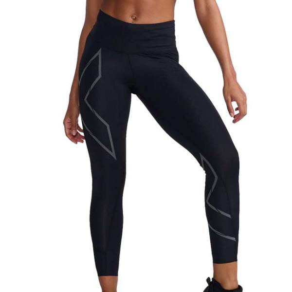 SPECカラー：ブラック×ブラックリフレクティブ(BLKBRF)サイズ：XS、S、M、L ※インターナショナルサイズ素材：ナイロン72%、ポリウレタン28%名称：2XU Women's Light Speed Mid-Rise Compre...